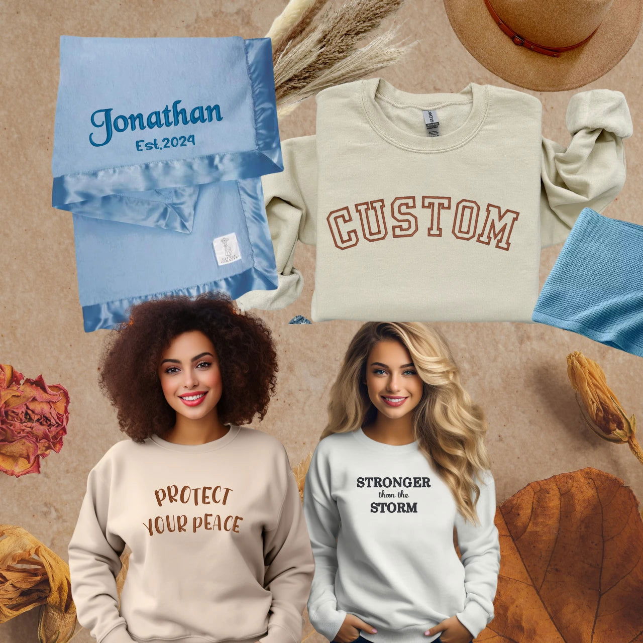 Custom Embroidered Apparel - Personalized Clothing with Style – Sukmit ...